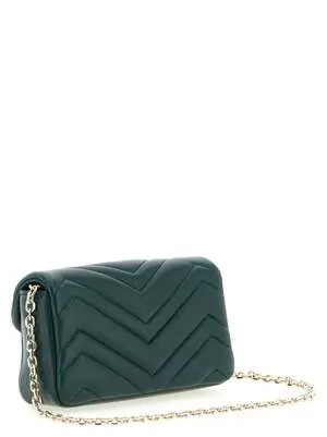 Gucci Gg Marmont Mini Shoulder Bag - Green