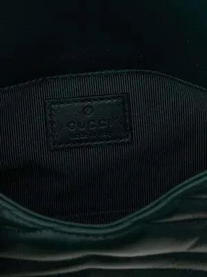 Gucci Gg Marmont Mini Shoulder Bag - Green