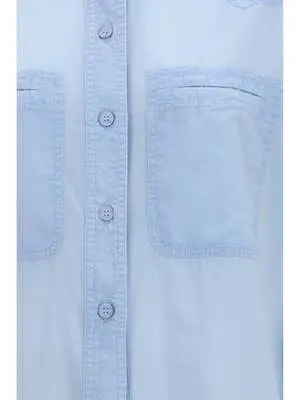 Isabel Marant Étoile Valiane Western-inspired Cotton Shirt - Blue