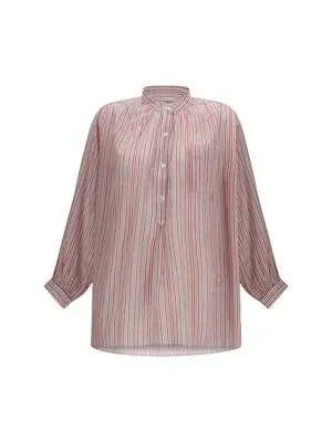 Isabel Marant Étoile Sapha Striped Cotton Voile Shirt - Multicolor