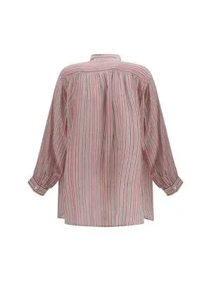 Isabel Marant Étoile Sapha Striped Cotton Voile Shirt - Multicolor