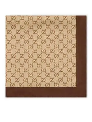 Gucci Printed Silk Twill Scarf