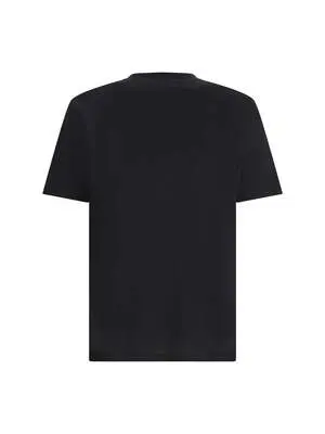 Balmain Cotton Print T-shirt - Black