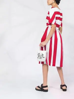 Woolrich Scully Stripe Midi Dress