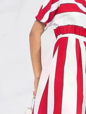 Woolrich Scully Stripe Midi Dress