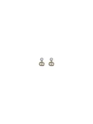 Valentino Garavani Ovalette Logo Stud Earrings - Multicolor