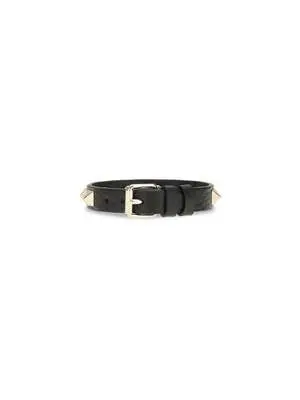 Valentino Garavani Rockstud Leather Bracelet - Black