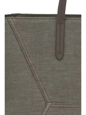Brunello Cucinelli Canvas Bc Tote Bag - Brown