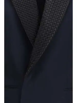 Bottega Veneta Single-breasted Jacket With Intrecciato Motif