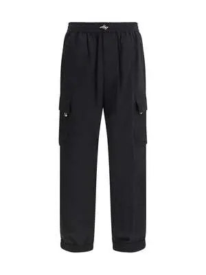 Fendi Black Wash Pants For Men