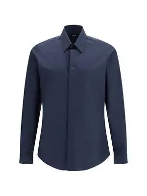 Fendi Shirt With Ff Detail - Blue