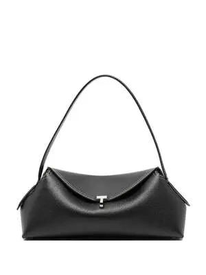 TOTEME T-lock Grained Leather Shoulder Bag