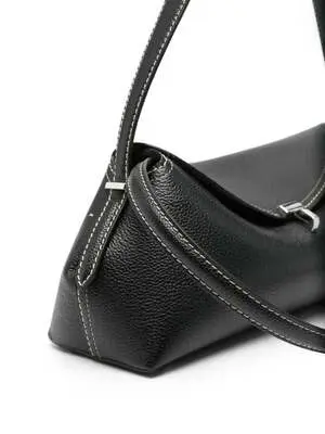 TOTEME T-lock Grained Leather Shoulder Bag