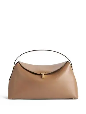 TOTEME T-lock Leather Top Handle Bag