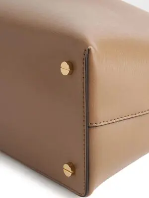 TOTEME T-lock Leather Top Handle Bag