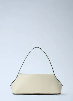 TOTEME T-lock Grained Leather Shoulder Bag