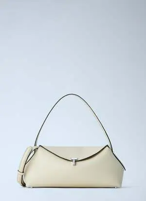 TOTEME TOTEME T-Lock Grained Leather Shoulder Bag Multicolor
