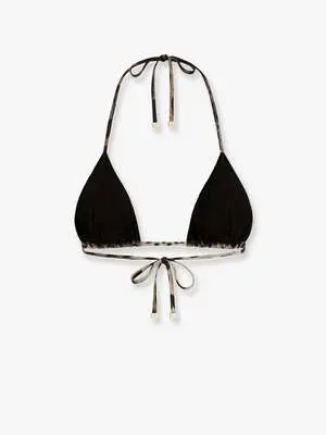 Dolce & Gabbana Animal Print Bikini Top - Multicolor