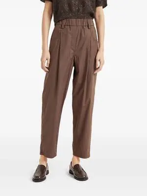 Brunello Cucinelli Tailored Cotton Pants - Multicolor