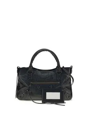 Balenciaga City First Shoulder Bag - Black