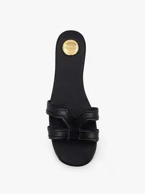 Saint Laurent Mabrouka Leather Sandals - Multicolor