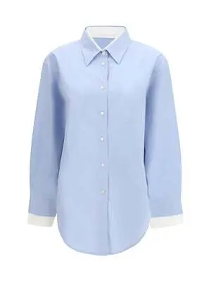 Acne Studios Layered Button-up Shirt - Blue