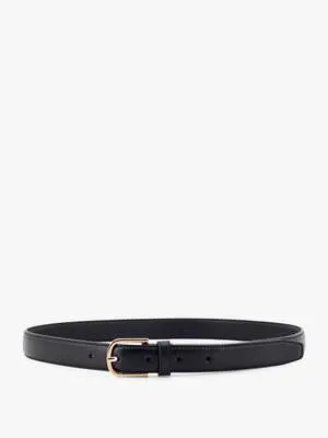 TOTEME Leather Belt - Black