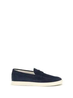 Brunello Cucinelli Suede Loafers - Blue