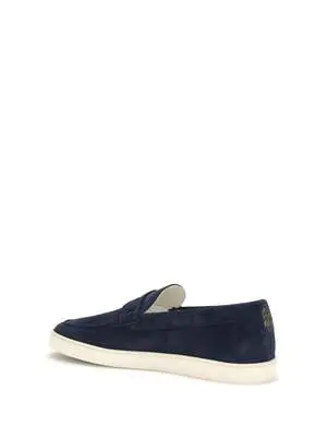 Brunello Cucinelli Suede Loafers - Blue