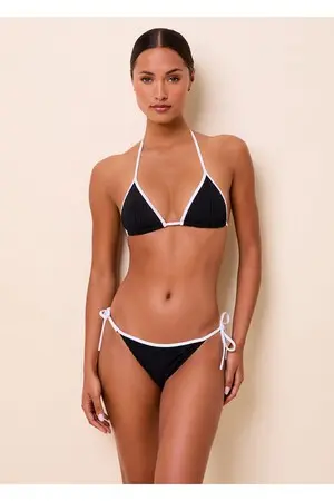 Solid & Striped Tie Neck Swimsuits