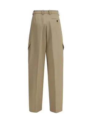 Givenchy Cotton Cargo Pants - Cream