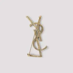 Saint Laurent Monogramme Brooch