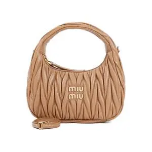 Miu Miu Small Wander Matelassé Hobo Bag