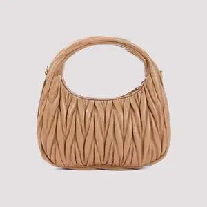 Miu Miu Small Wander Matelassé Hobo Bag