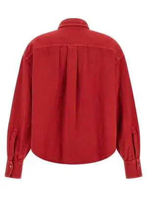 Brunello Cucinelli Cotton And Linen Shirt - Red