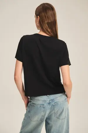 Velvet By Graham & Spencer Rhou" Cotton Jersey T-shirt