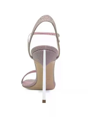 Casadei Blade Glittered Heeled Sandals