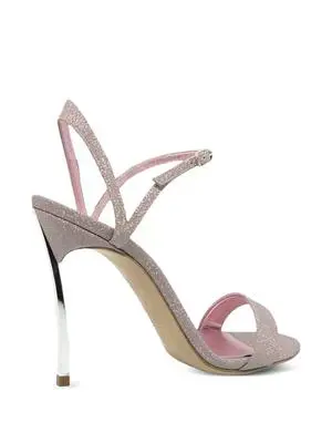 Casadei Blade Glittered Heeled Sandals