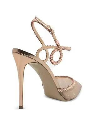 Casadei Glitter-effect Crystal-embellished Pumps