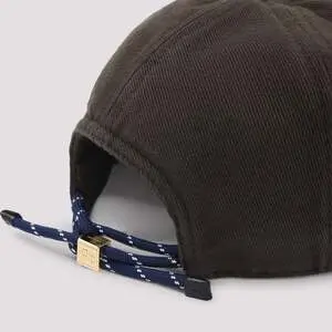 Miu Miu Moro Baltico Cotton Hat With Embroidered Logo