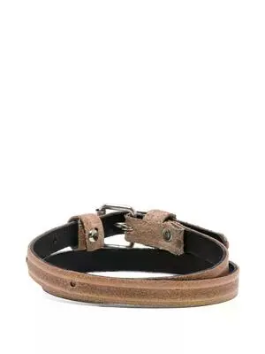 MARINA YEE Classic Buckle-fastening Bracelet - Brown