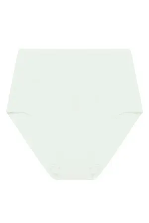 Natori Bliss Bare Cotton High Waist Brief - Red