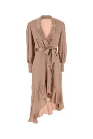 Zimmermann Silk Wrap Dress