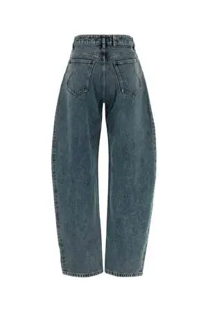 Alaïa Denim Jeans With Tassel Detail