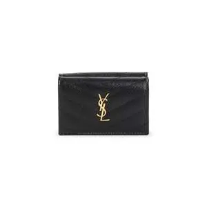 Saint Laurent Compact Card Holder - Black