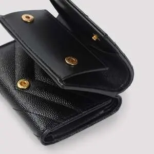 Saint Laurent Compact Card Holder - Black
