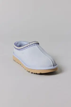 UGG Tasman Suede Embroidered Braid Slipper Clogs