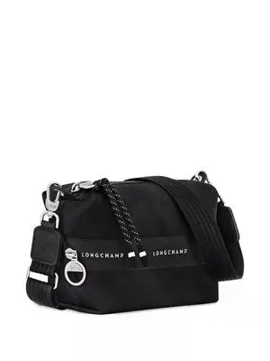 Longchamp Xs Le Pliage Energy Logo-print Adjustable-strap Shoulder Bag - Black