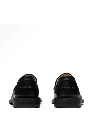 Filling Pieces Panelled Buckled Loafers