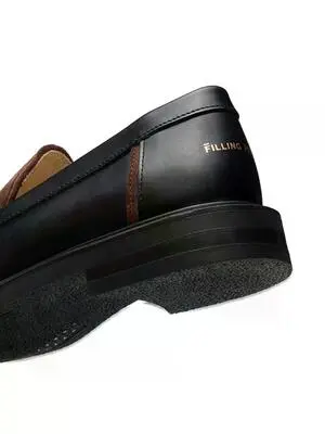 Filling Pieces Panelled Buckled Loafers